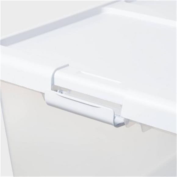 Storage & Organization | Large Latching Storage Box With White Lid ...